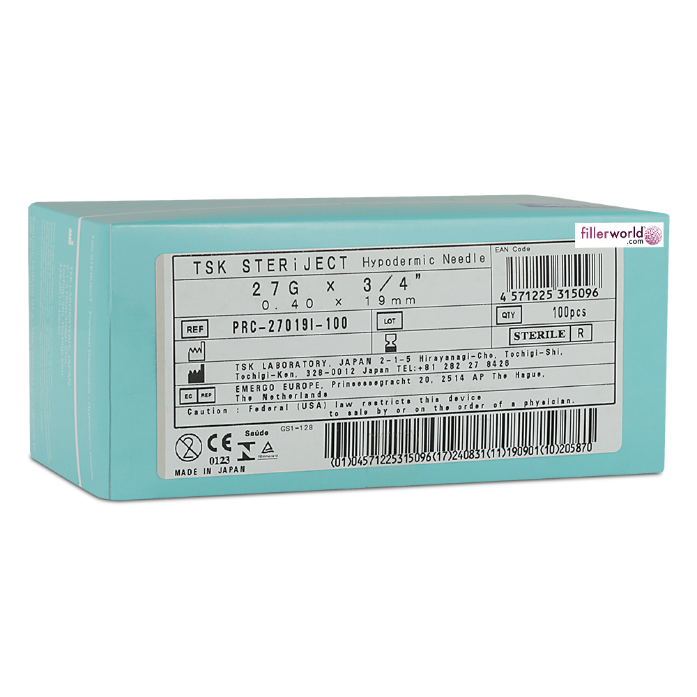Buy TSK SteriJect Hypodermic Needle 27g x 19mm (PRC 270191) I ...